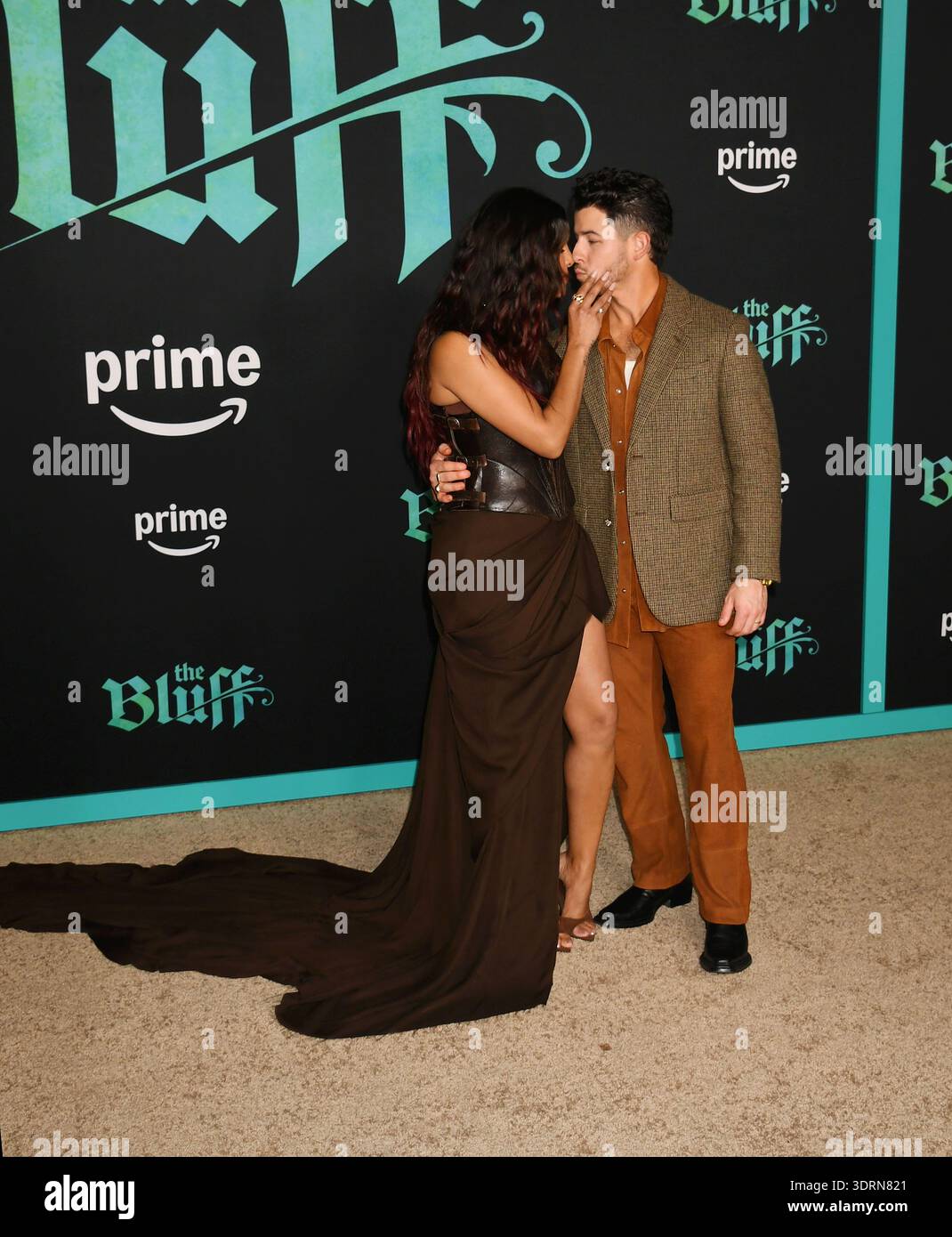 HOLLYWOOD, CALIFORNIA - FEBRUARY 17: (L-R) Priyanka Chopra Jonas and ...