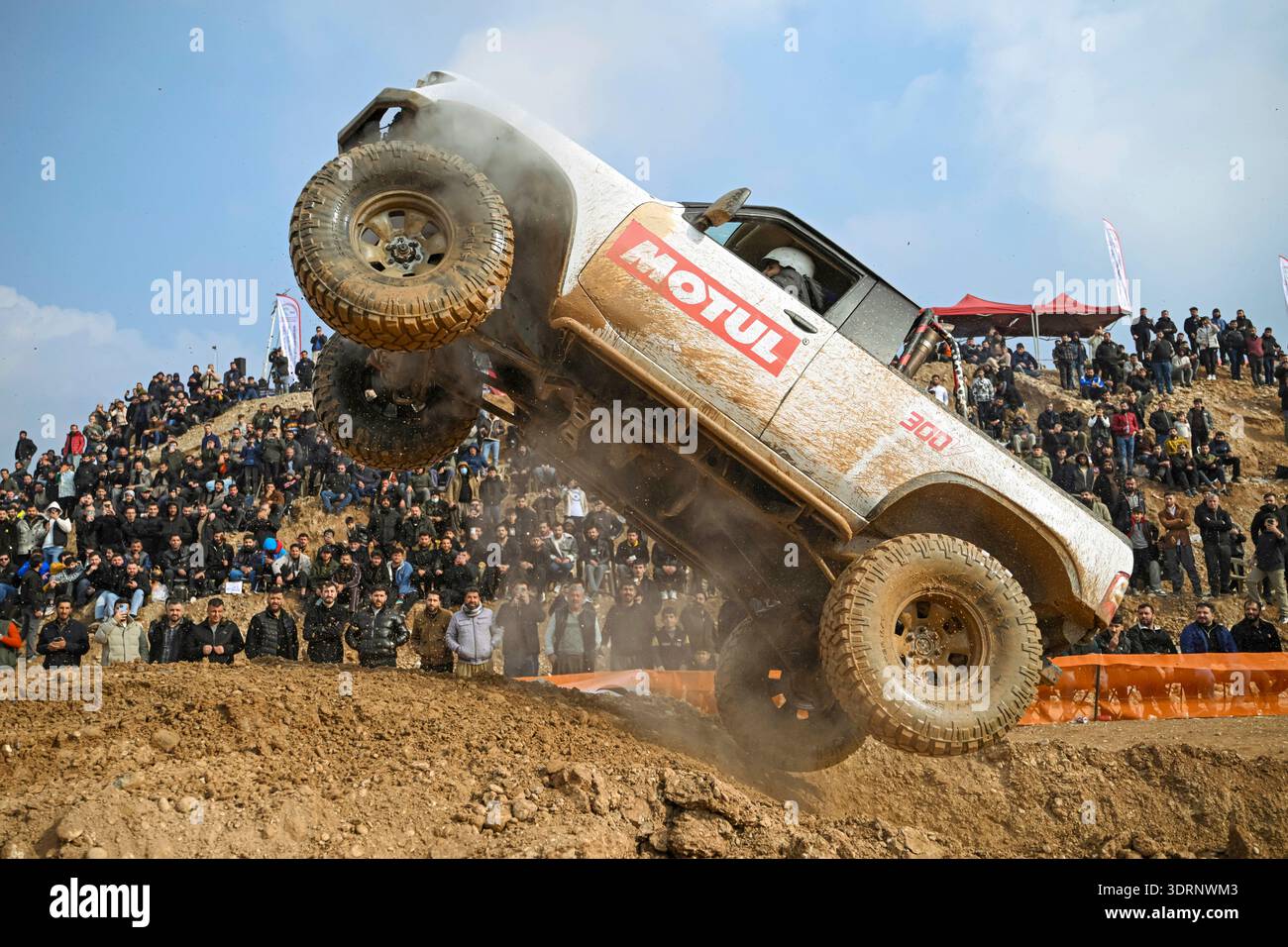 ERBIL, IRAQ. 26 DECEMBER 2025: A modified off-road pickup truck ...