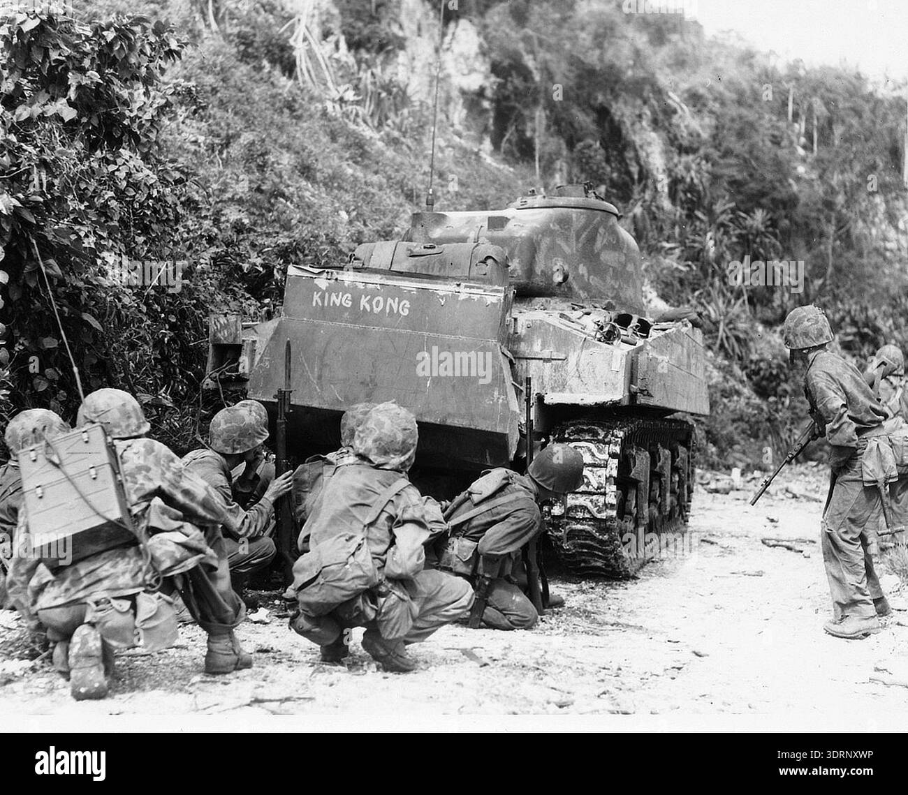 American tank ww2 japan Black and White Stock Photos & Images - Alamy
