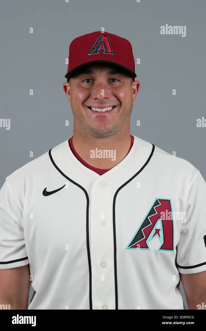 This is a 2026 photo of James McCann of the Arizona Diamondbacks ...