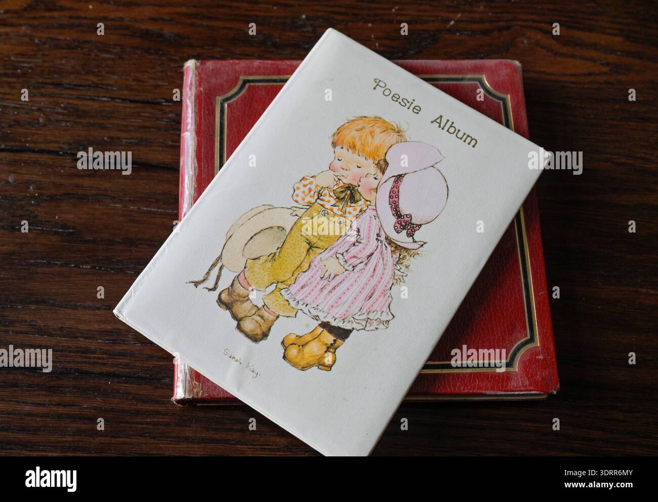 Altes Poesiealbum *** Old poetry album Stock Photo - Alamy