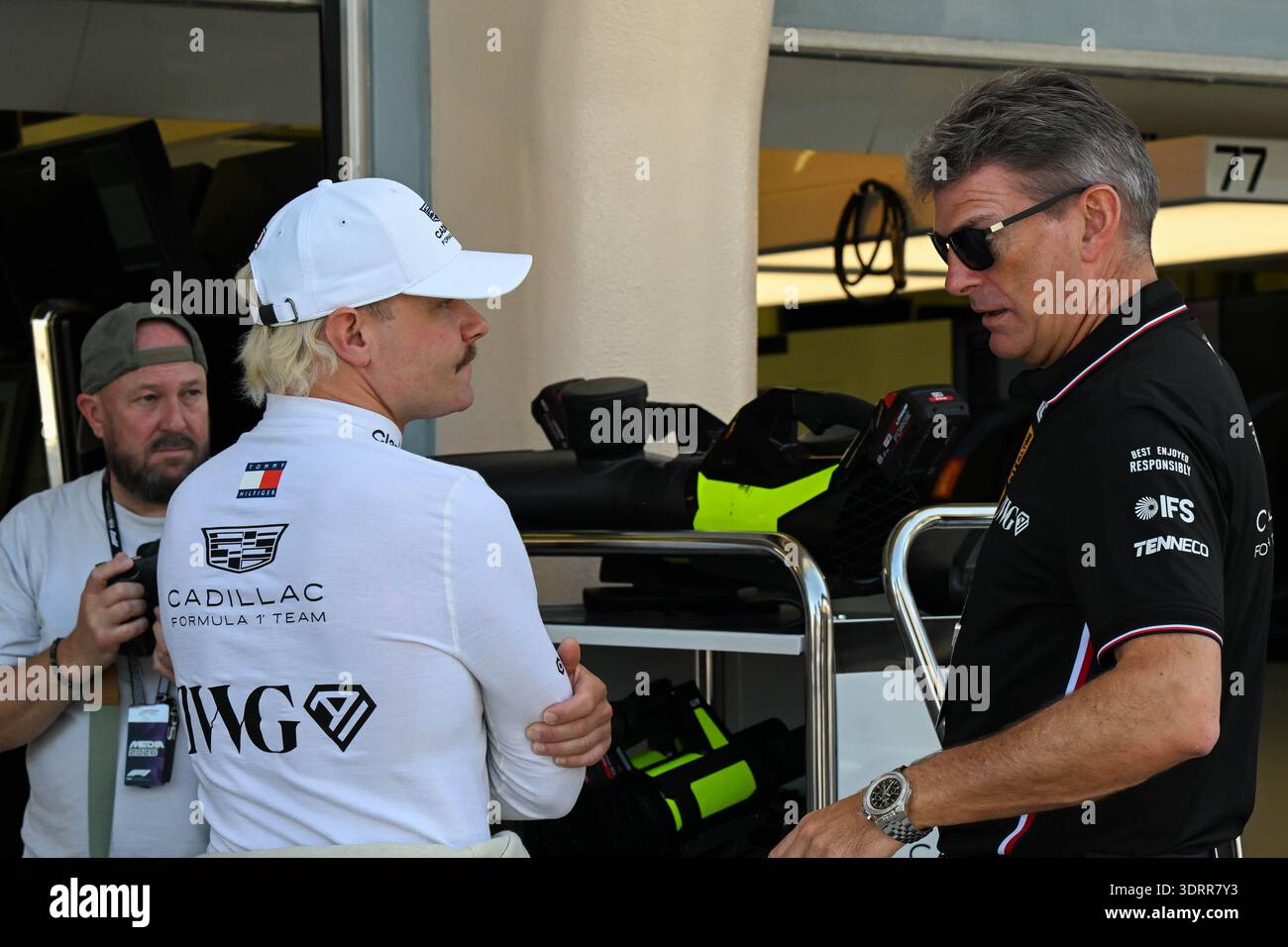 Bahrain, Sakhir, 19th February 2026, Valtteri Bottas, Cadillac, during ...
