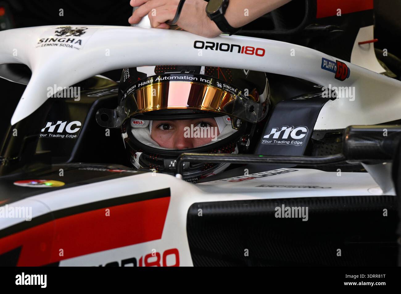Bahrain, Sakhir, 19th February 2026, Oliver Bearman, Haas Toyota ...