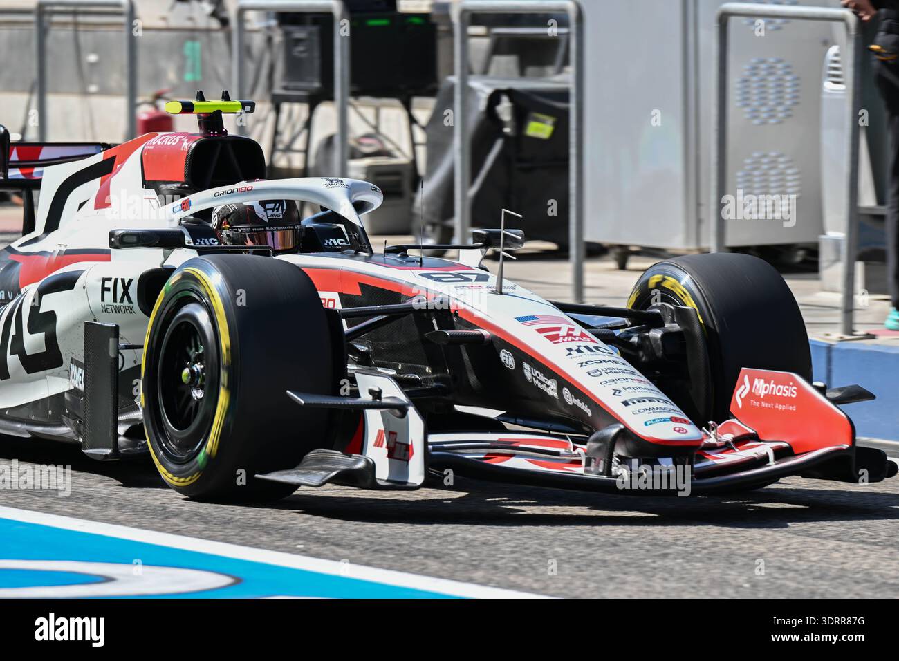 Bahrain, Sakhir, 19th February 2026, Oliver Bearman, Haas Toyota ...