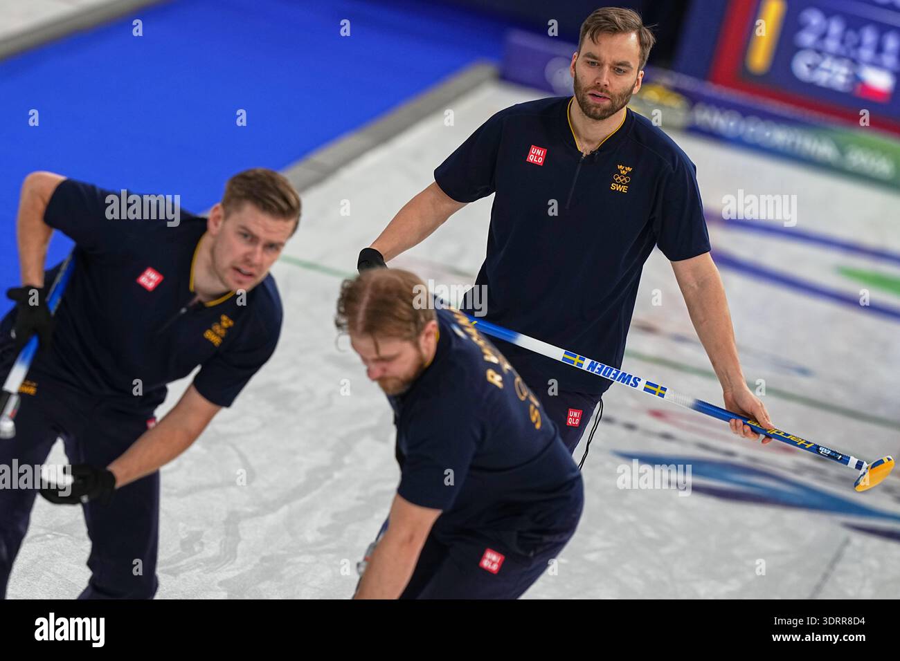 Sweden's Rasmus Wranaa, Oskar Eriksson and Christoffer Sundgren in ...
