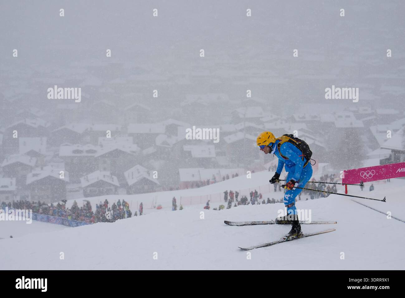 Italy's Michele Boscacci competes during a ski mountaineering men's ...