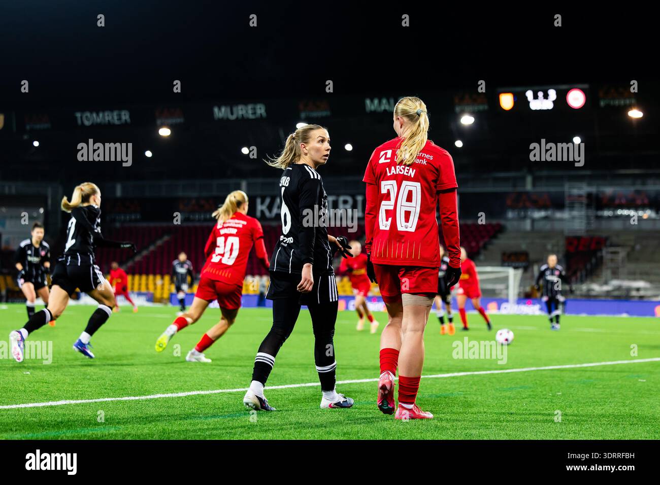 Fc nordsjaelland women eintracht frankfurt women hi-res stock ...