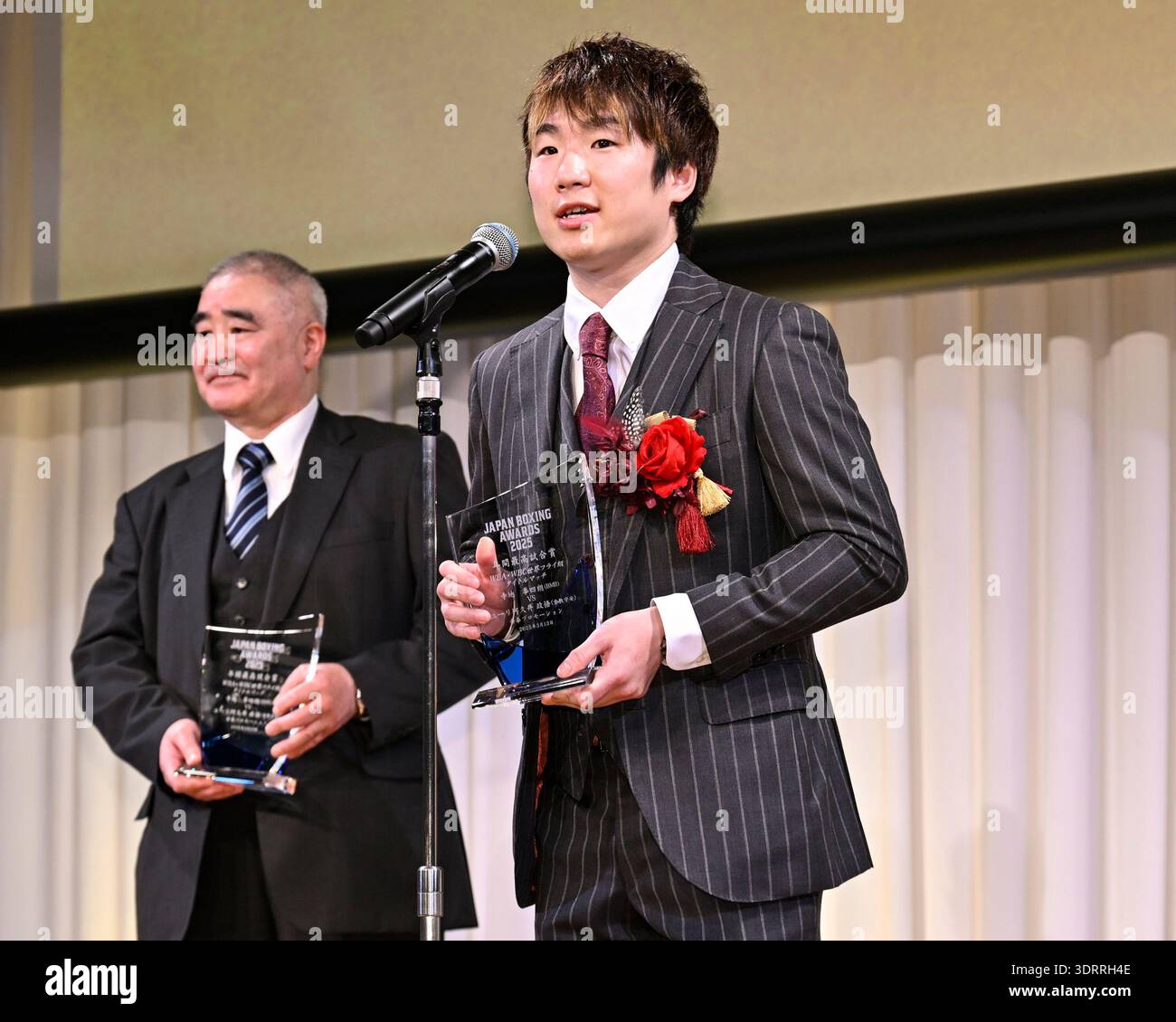 (R-L) Kenshiro Teraji, Tsuyoshi Hamada, FEBRUARY 17, 2026 - Boxing ...