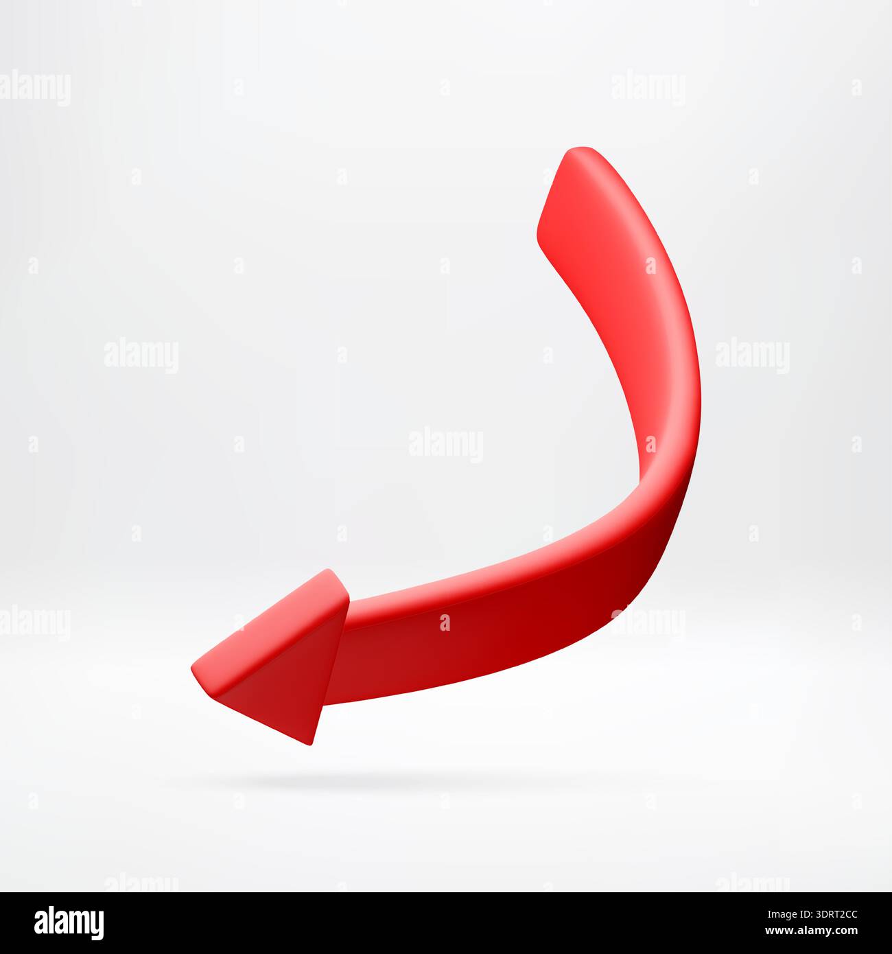 3d red downward arrow Stock Vector Images - Alamy