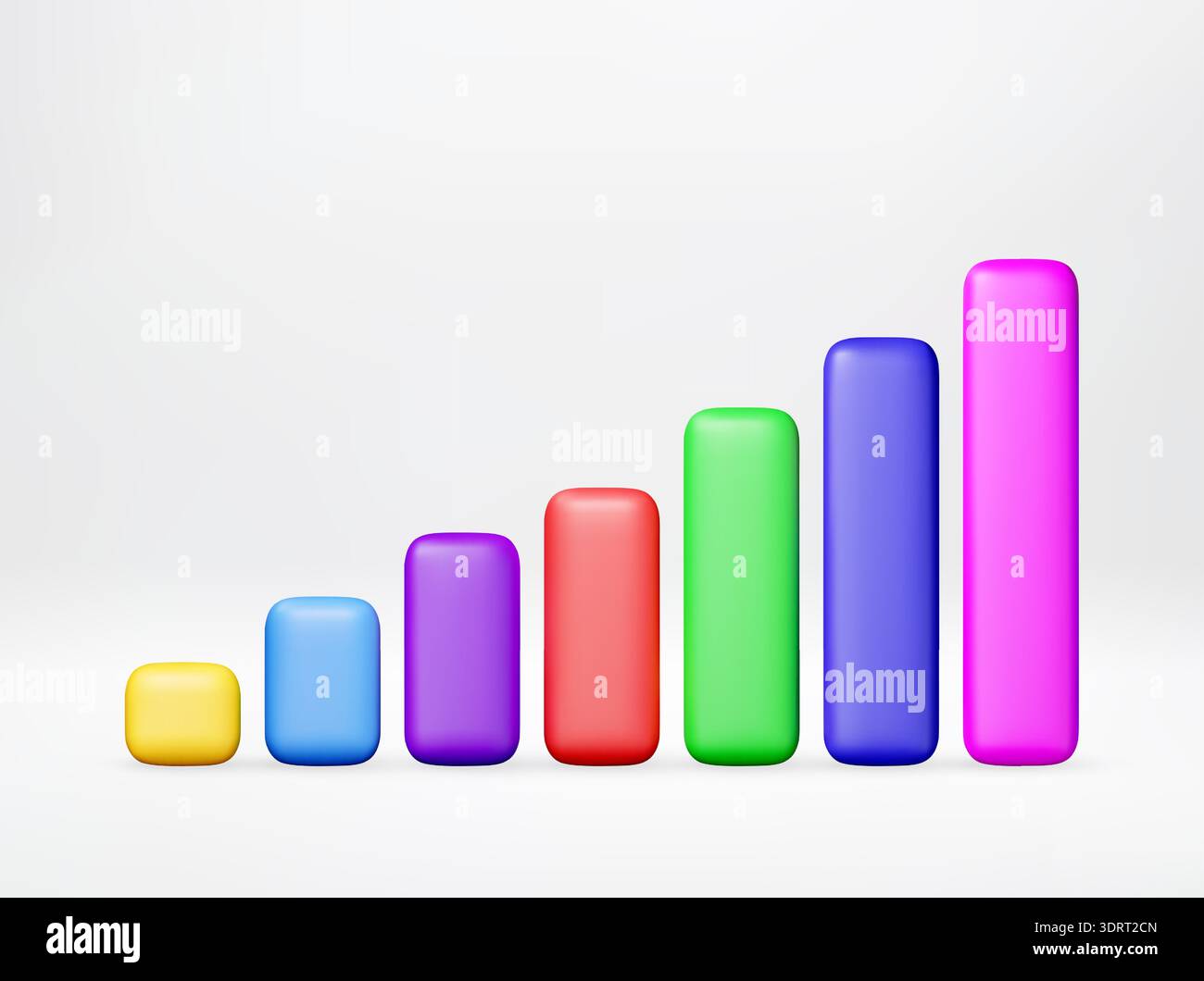Colorful bar chart concept Stock Vector Images - Alamy