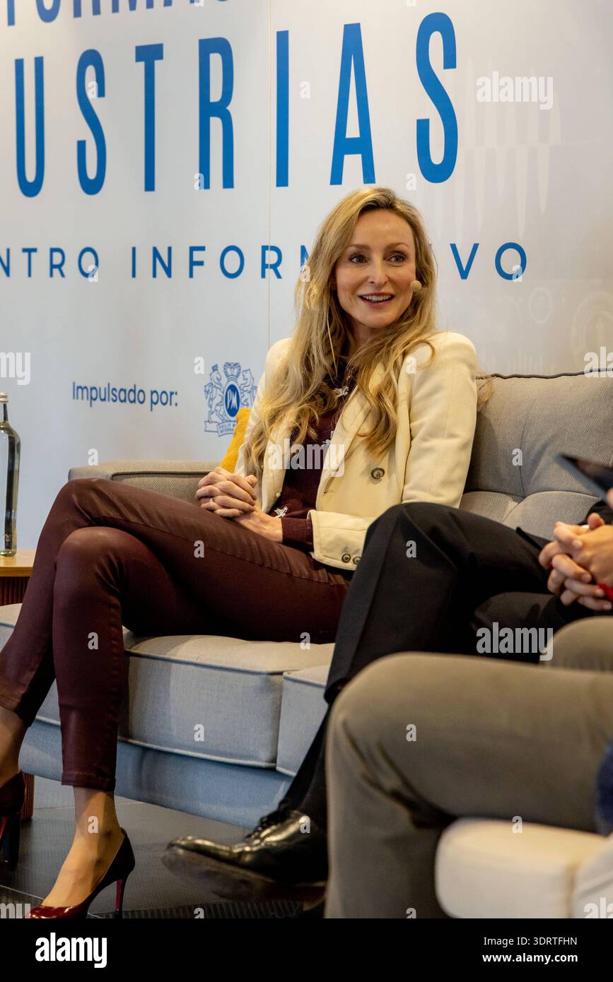 The general manager of Philip Morris Canarias, Ana Quintanilla, during ...
