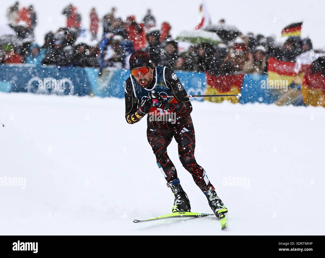 19 February 2026, Italy, Tesero: Olympia, Olympic Winter Games Milan ...