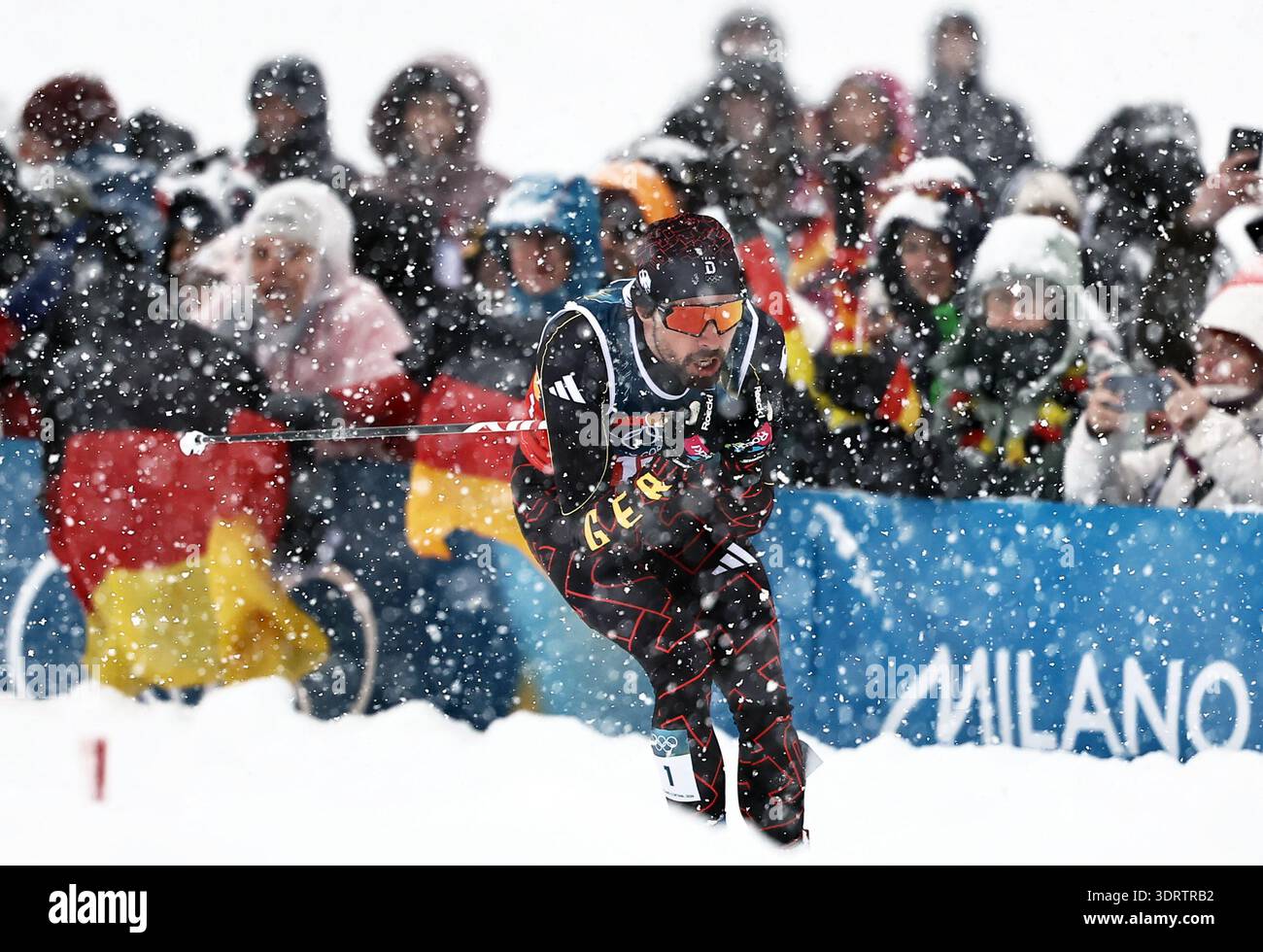 19 February 2026, Italy, Tesero: Olympia, Olympic Winter Games Milan ...