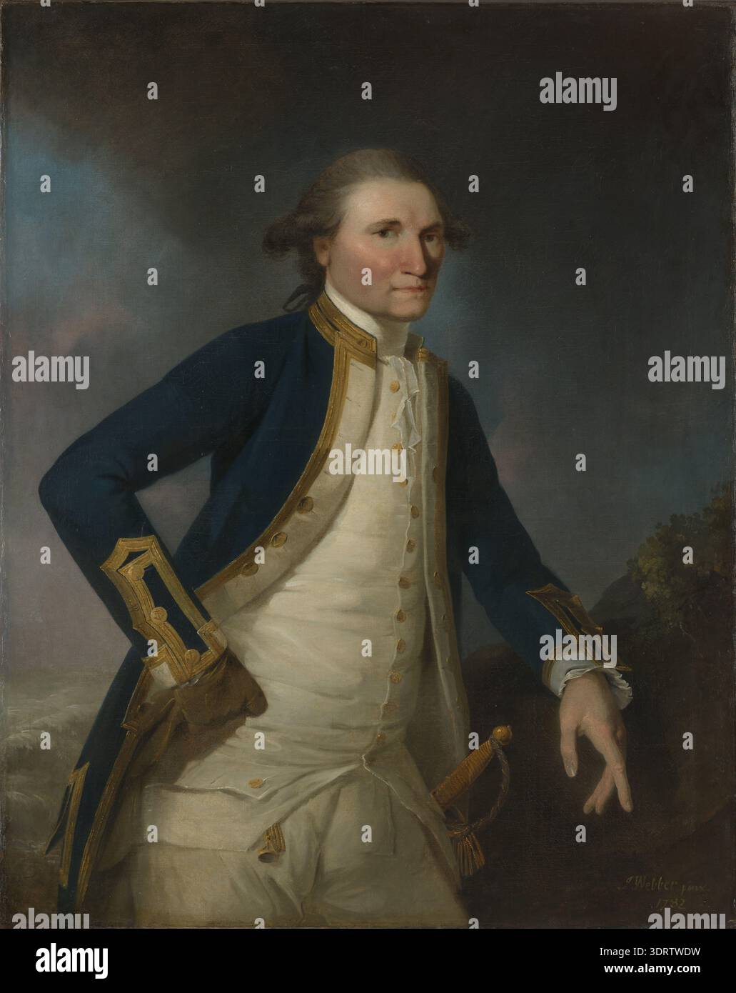 Portrait of Captain James Cook. Museum: National Portrait Gallery ...