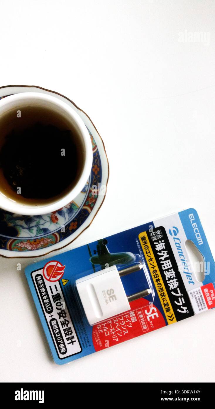 Elecom Electric plug (Adapter) T-HPASEWH. Elecom is a Japanese ...
