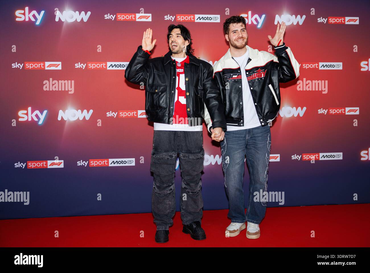 Alessio Stigliano and Daniele Calise attend the Sky Sport Italy ...