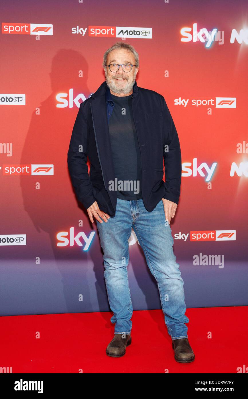 Claudio Amendola attends the Sky Sport Italy - MotoGP and F1 2026 ...