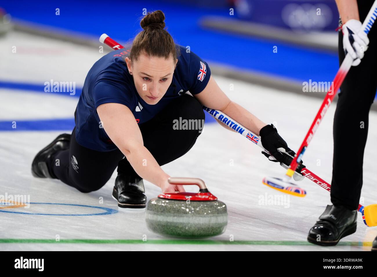 Great Britain's Jennifer Dodds during the Women's Curling match against ...