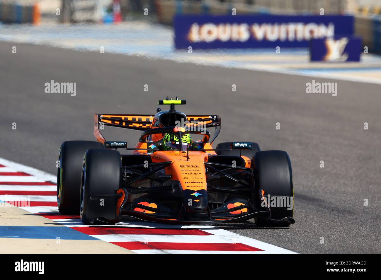 Lando Norris of McLaren Mastercard Formula 1 Team on track during Day 5 ...