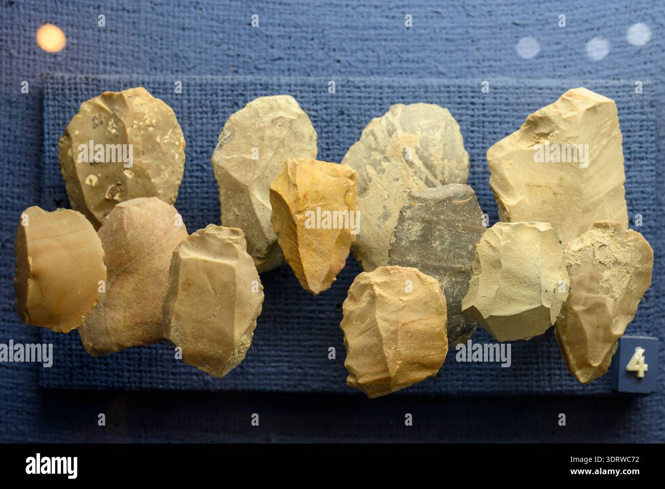 Flint knapping hi-res stock photography and images - Alamy
