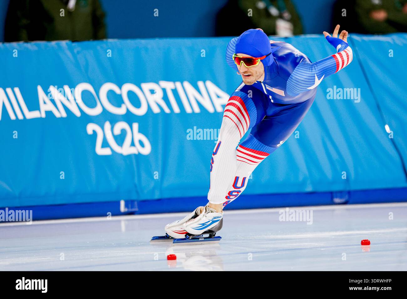 Emery Lehman of United States of America competing on the Speed Skating ...
