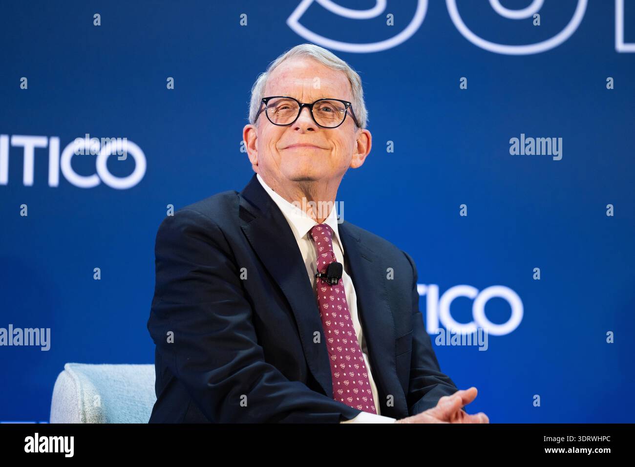 Gov. Mike DeWine, R-Ohio, arrives to an event at the National Governors ...