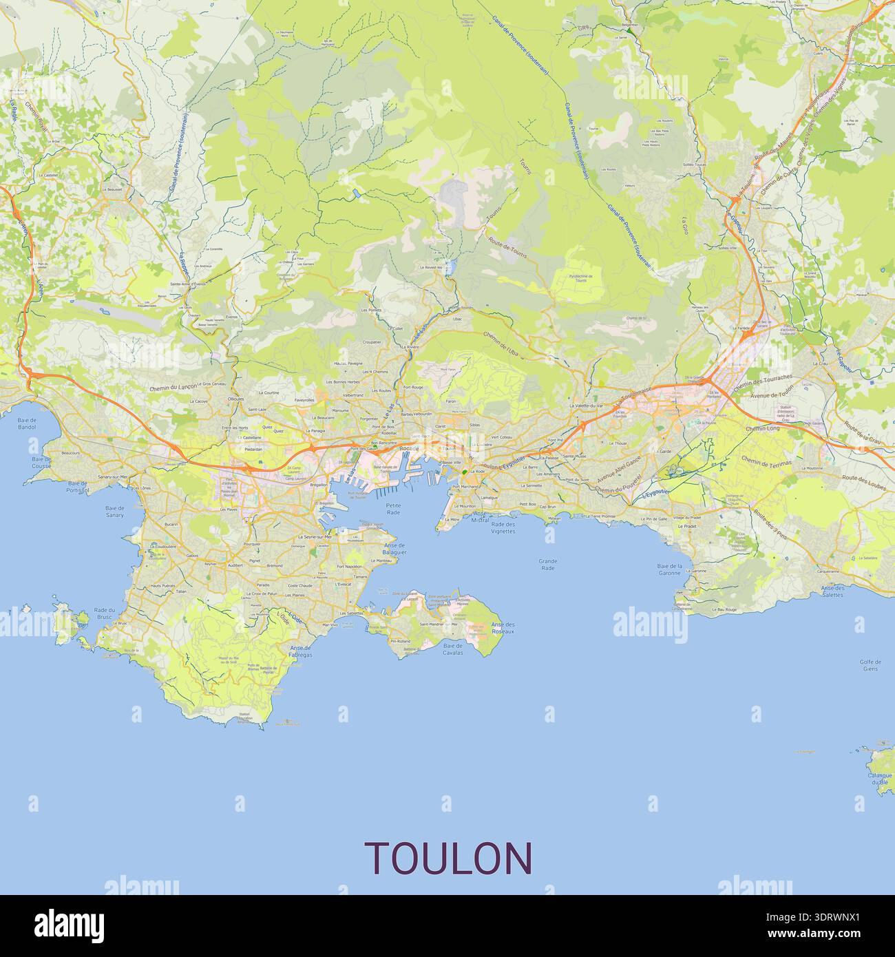 Coastal district map Stock Vector Images - Alamy