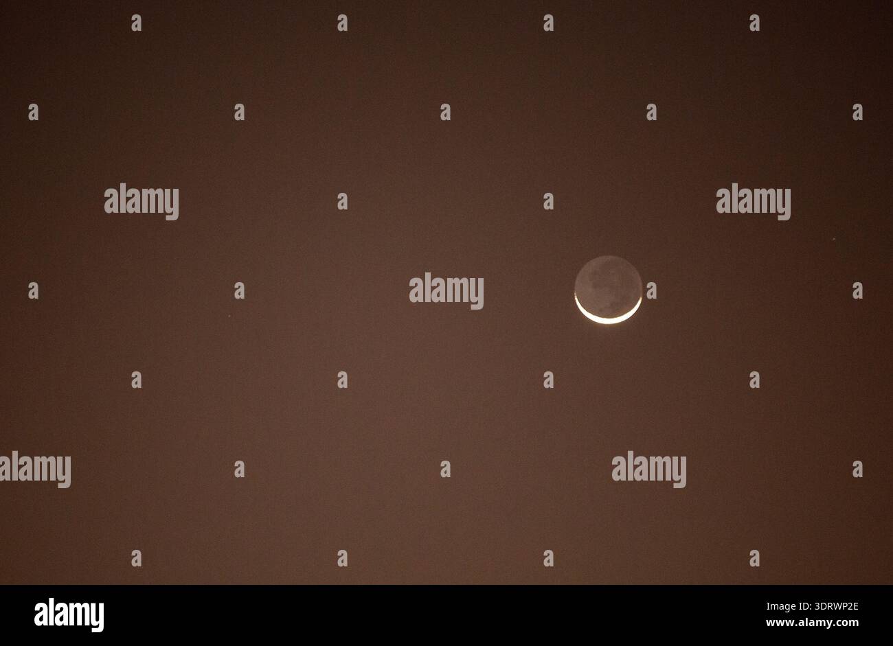 February 19, 2026, Doha, Qatar: The crescent moon of Ramadan appears in ...