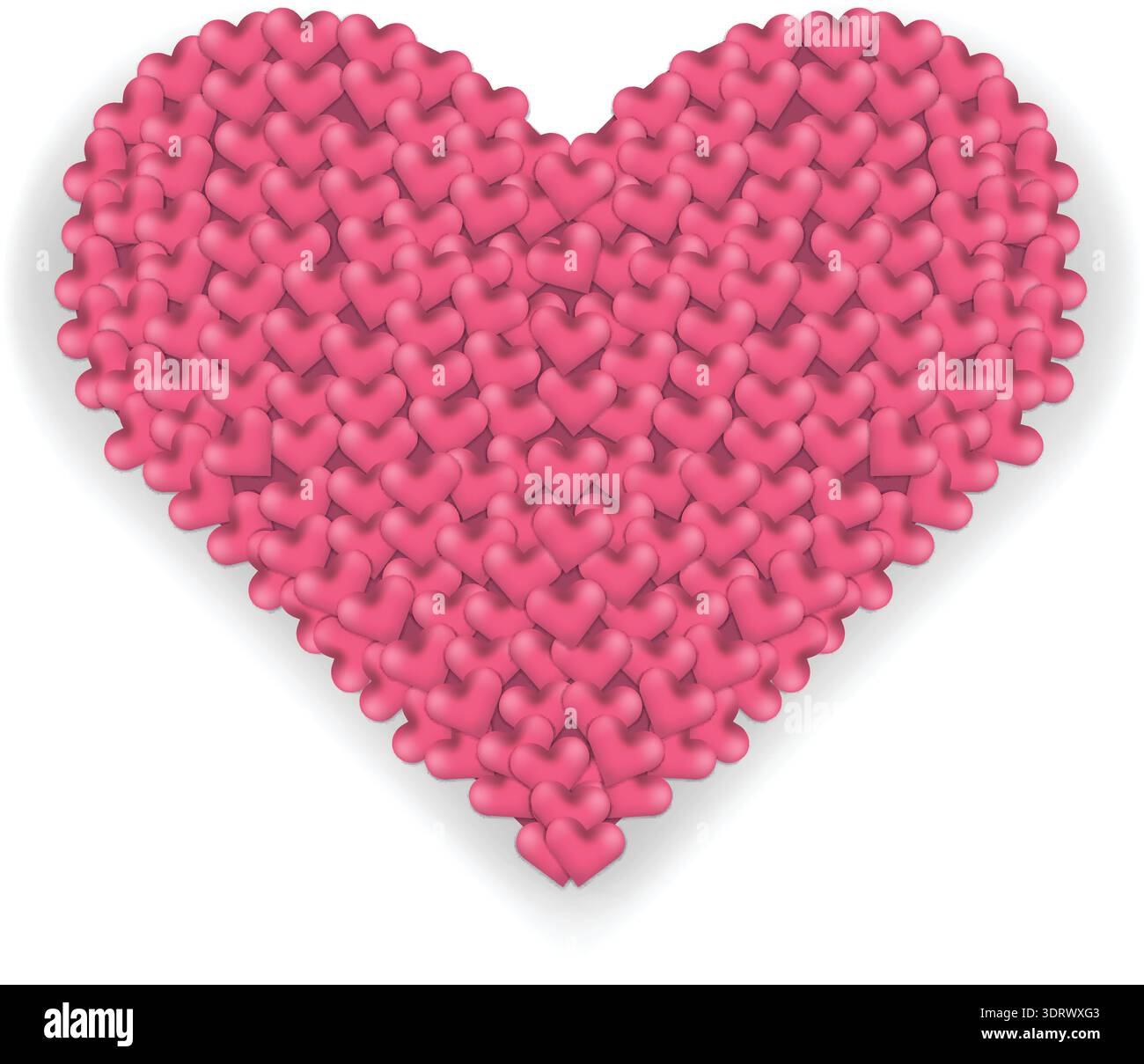 Big pink heart made hi-res stock photography and images - Alamy