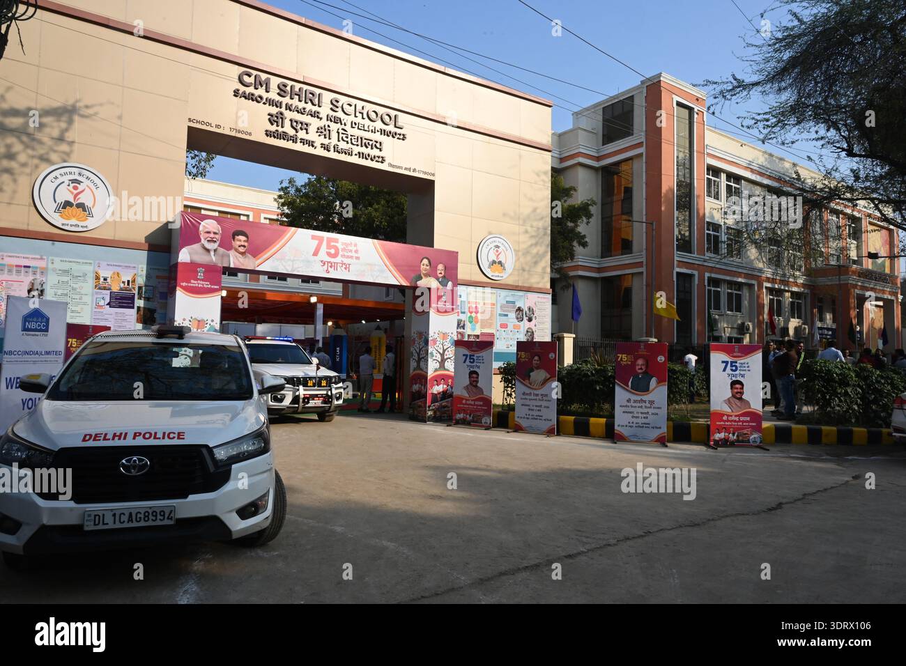 NEW DELHI, INDIA - FEBRUARY 17: First CM Shri School at Sarojini Nagar ...