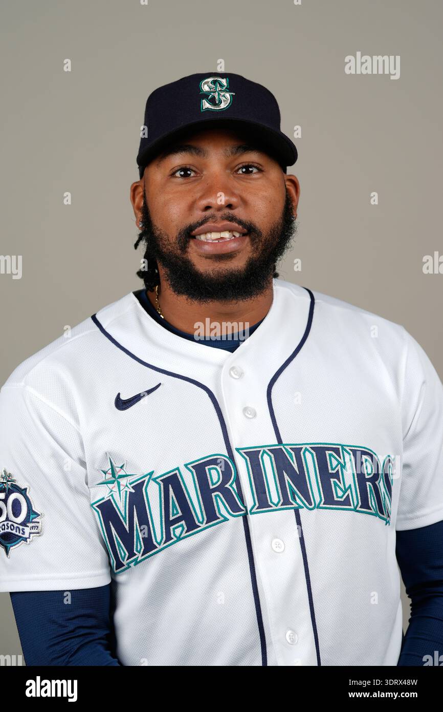 Seattle Mariners' Eduard Bazardo is seen Thursday, Feb. 19, 2026, in ...