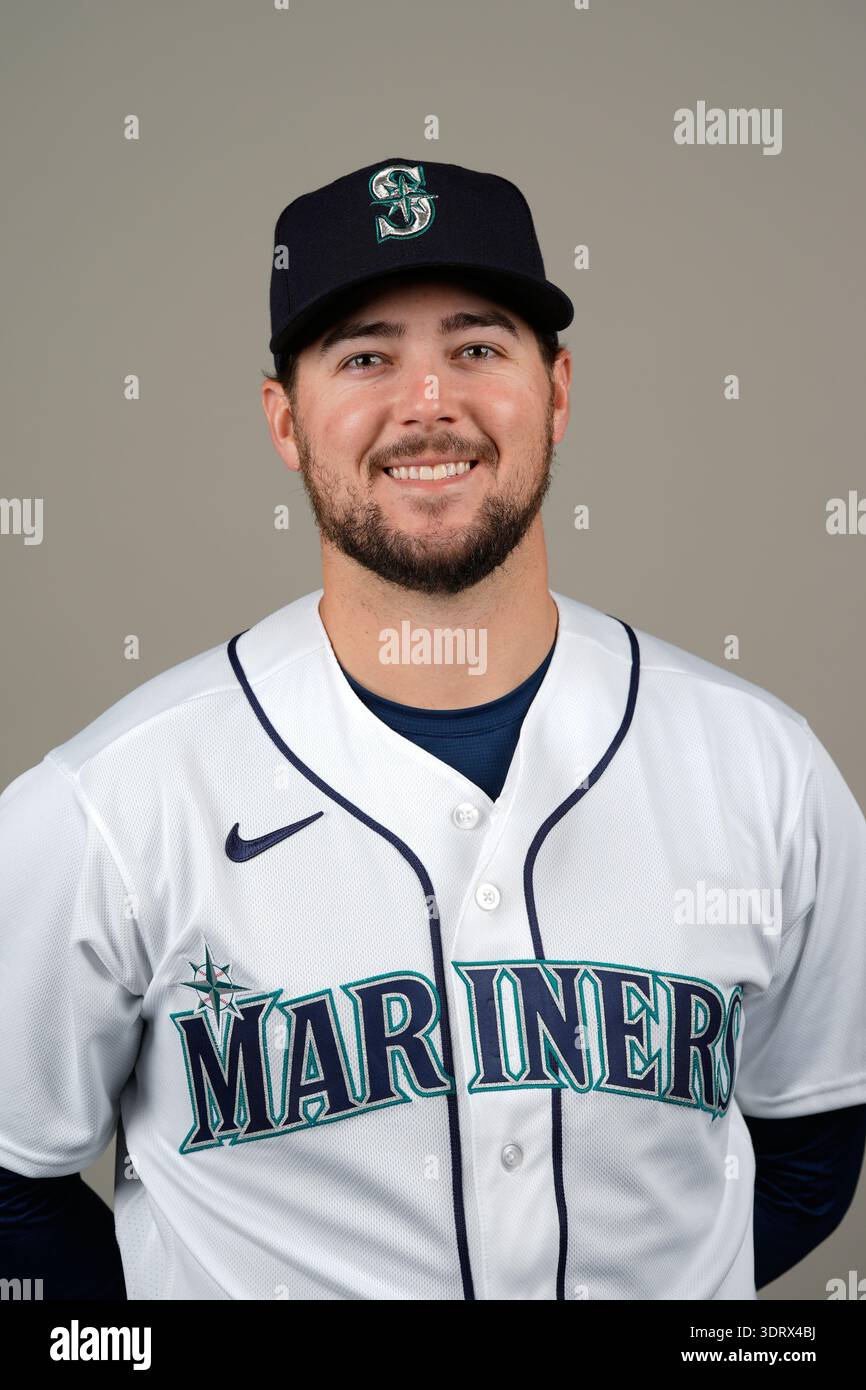 Seattle Mariners' Will Wilson is seen Thursday, Feb. 19, 2026, in ...
