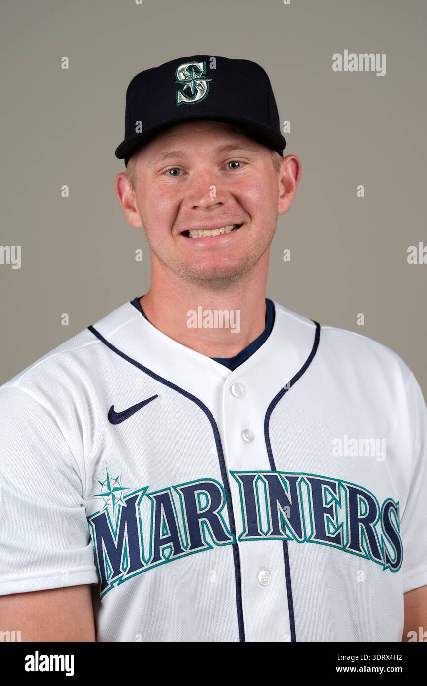 Seattle Mariners' Alex Hoppe is seen Thursday, Feb. 19, 2026, in Peoria ...