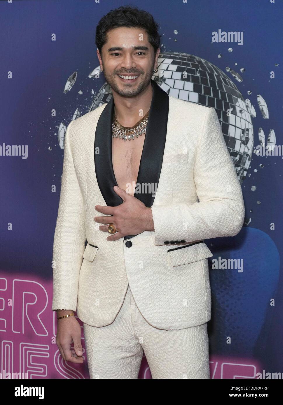 Chris Renfro at the HERE LIES LOVE Opening Night held at the Mark Taper ...