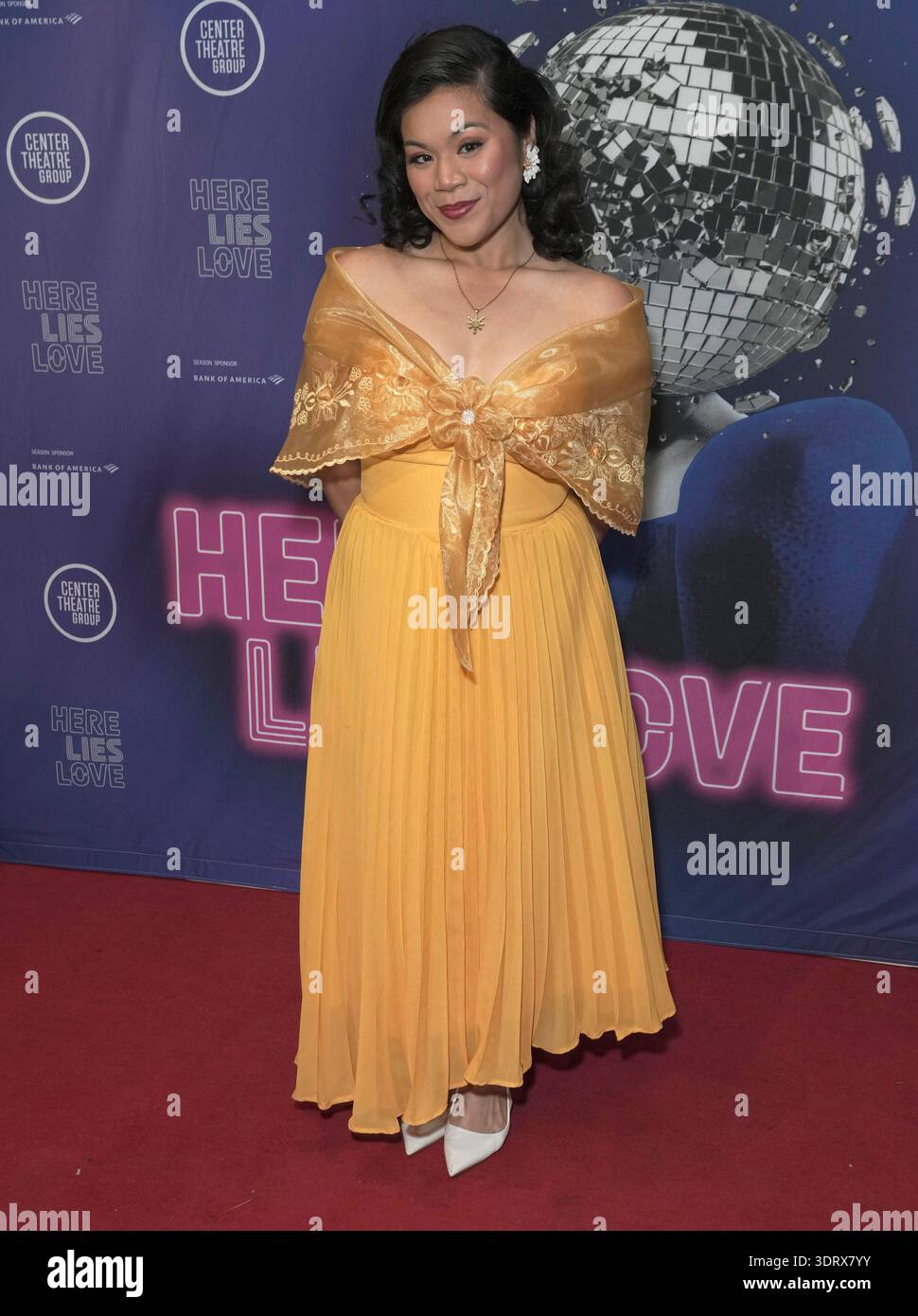 Audrey Lyn Crabaño at the HERE LIES LOVE Opening Night held at the Mark ...