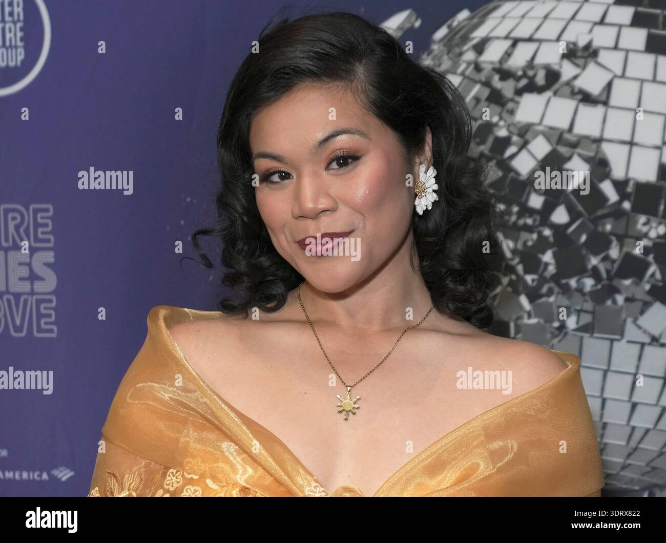 Audrey Lyn Crabaño at the HERE LIES LOVE Opening Night held at the Mark ...