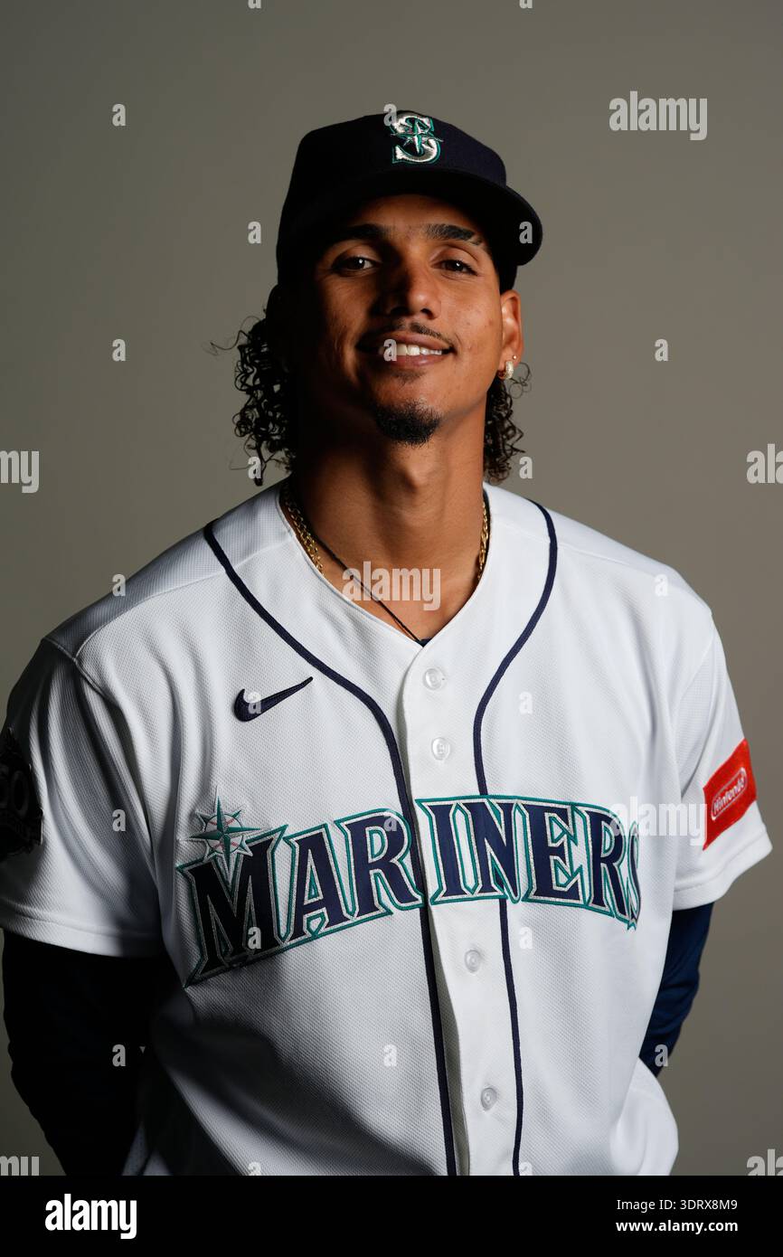 Seattle Mariners' Carlos Vargas is seen Thursday, Feb. 19, 2026, in ...