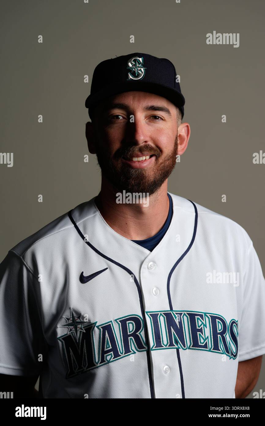 Seattle Mariners' Nick Davila is seen Thursday, Feb. 19, 2026, in ...