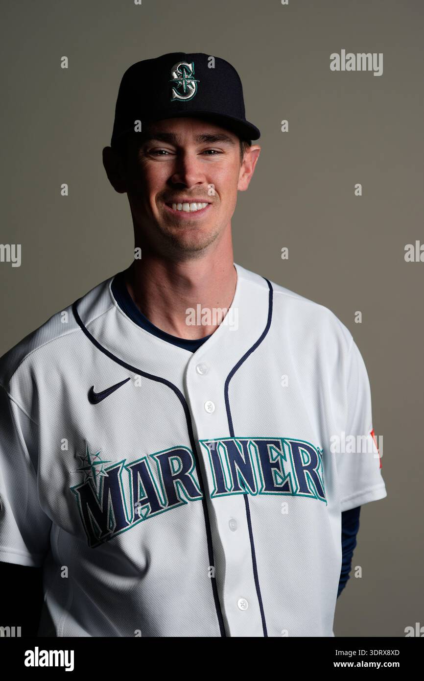 Seattle Mariners' Emerson Hancock is seen Thursday, Feb. 19, 2026, in ...
