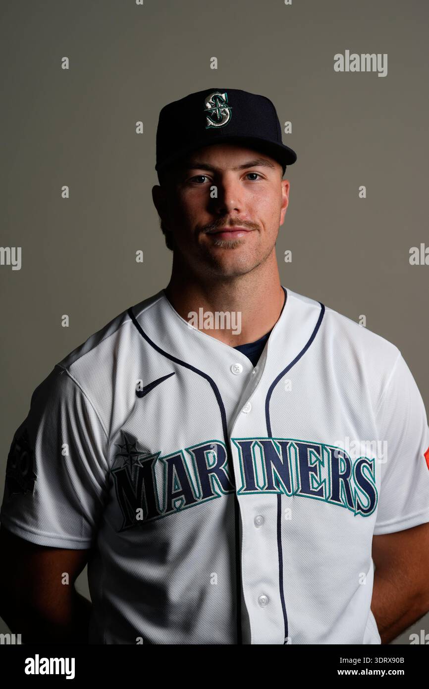 Seattle Mariners' Jared Sundstrom is seen Thursday, Feb. 19, 2026, in ...
