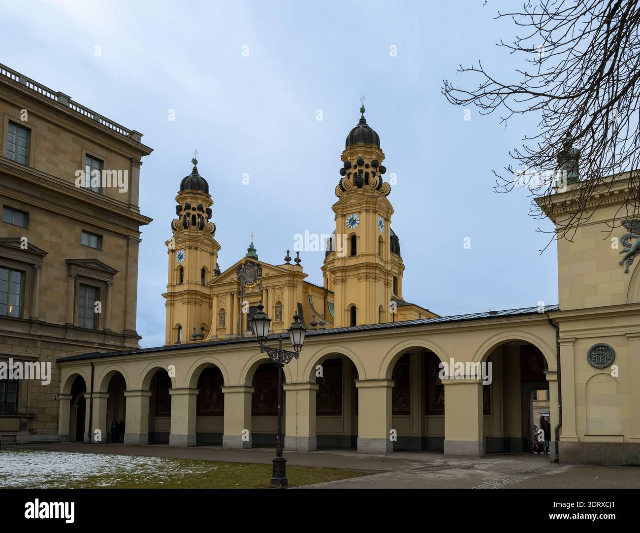The 17th-century baroque Theatine Church of St. Cajetan, Munich ...