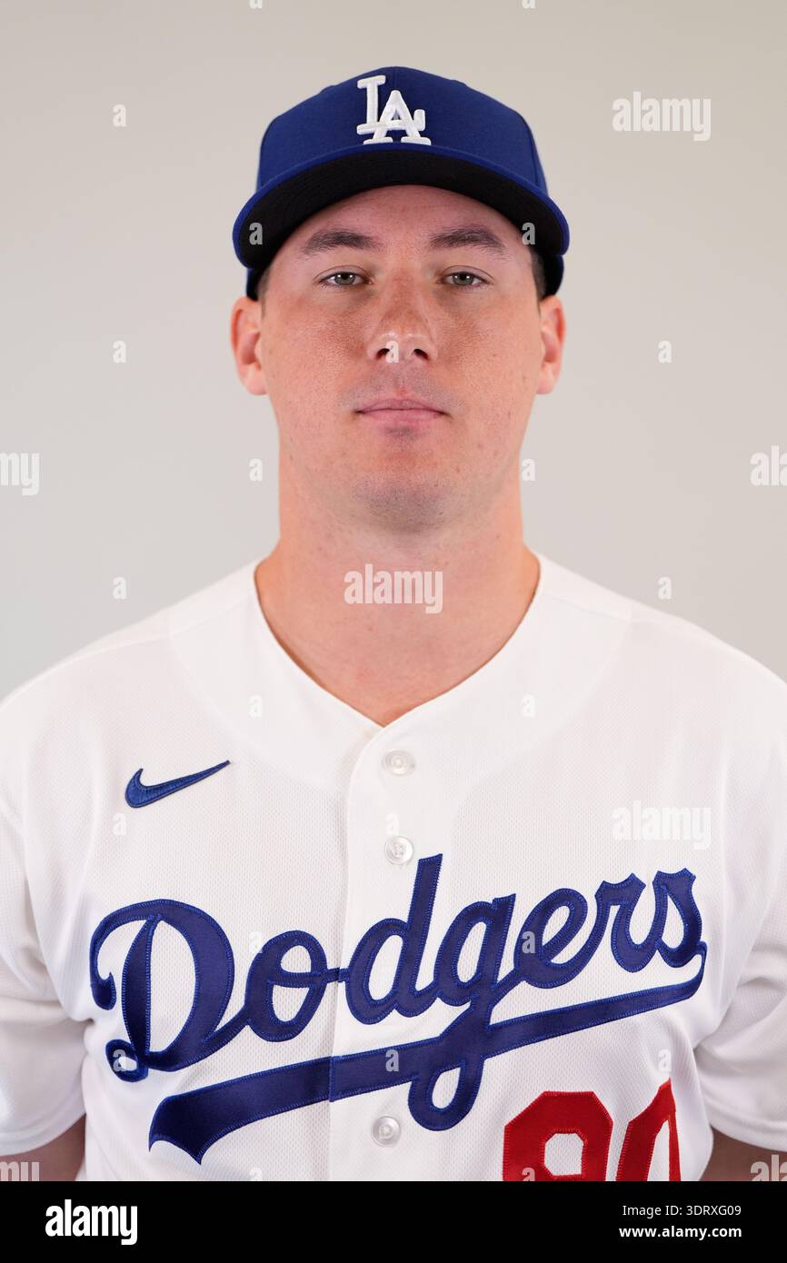 This is a 2026 photo of Lucas Wepf of the Los Angeles Dodgers baseball ...