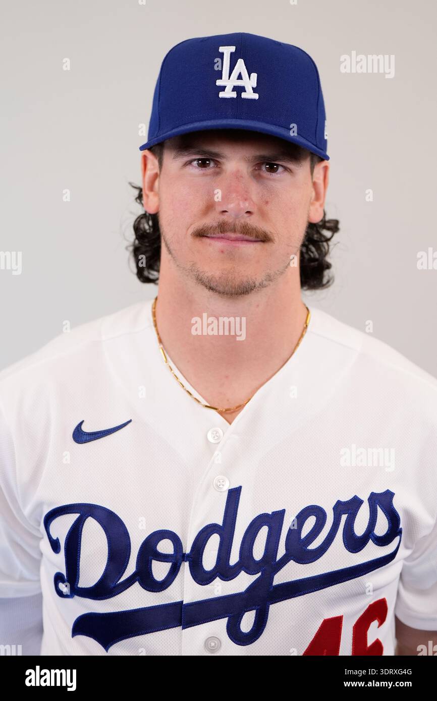 This is a 2026 photo of Ryan Fitzgerald of the Los Angeles Dodgers ...