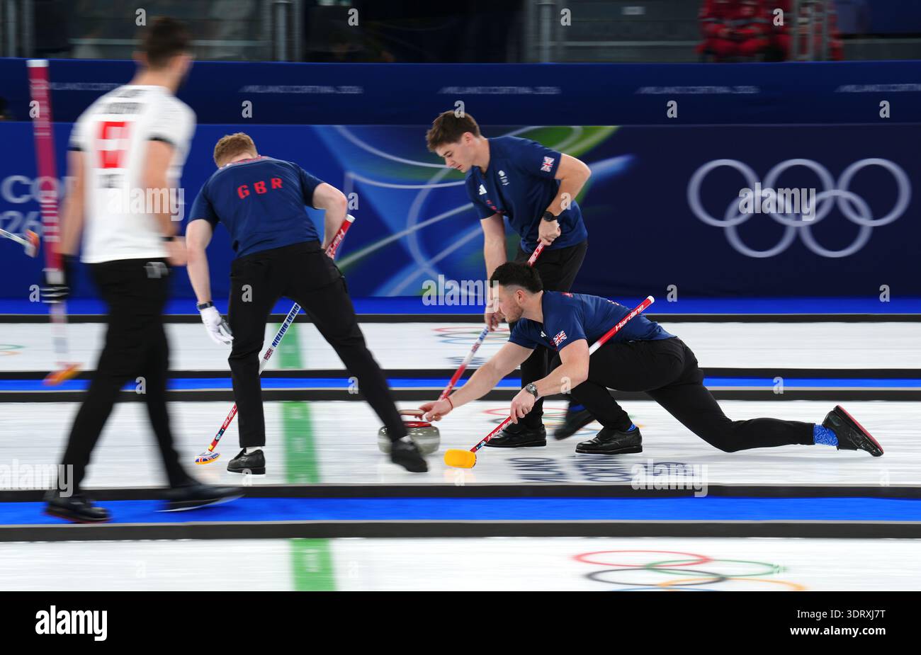 Great Britain's Hammy McMillan (right) in action as Bobby Lammie (left ...