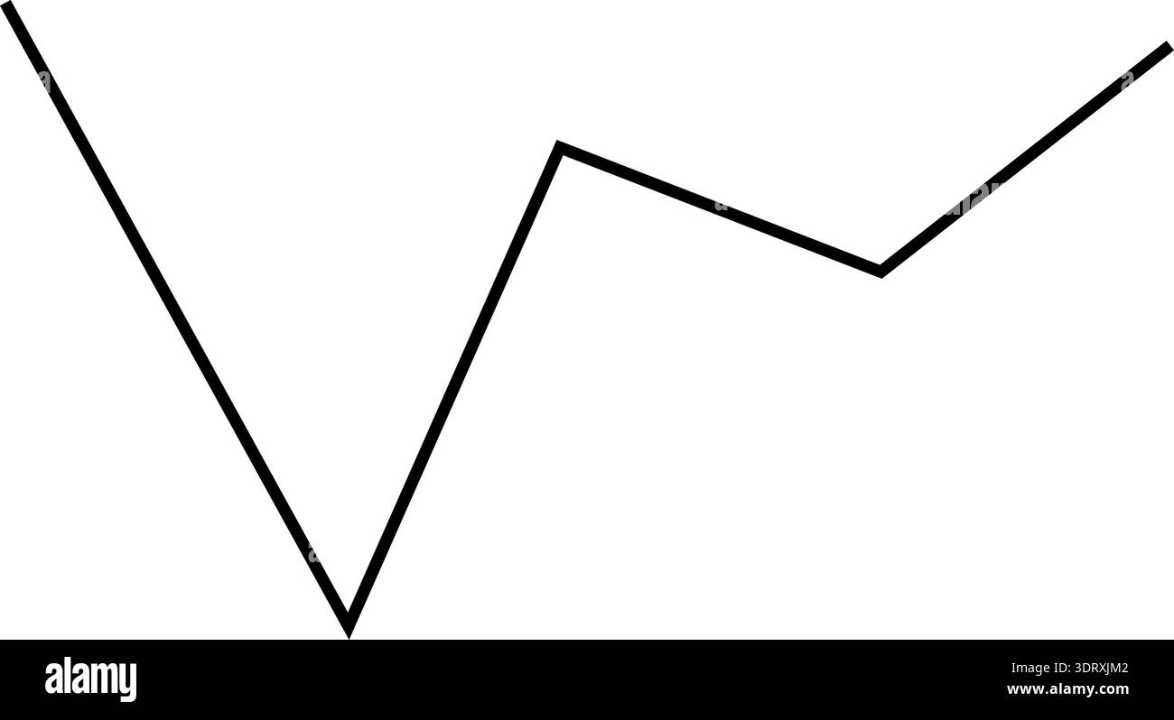 Data curve jump effect hi-res stock photography and images - Alamy