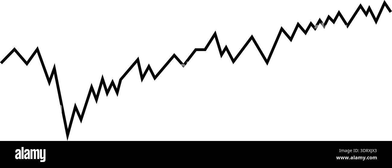 Line graph multiple peaks hi-res stock photography and images - Alamy
