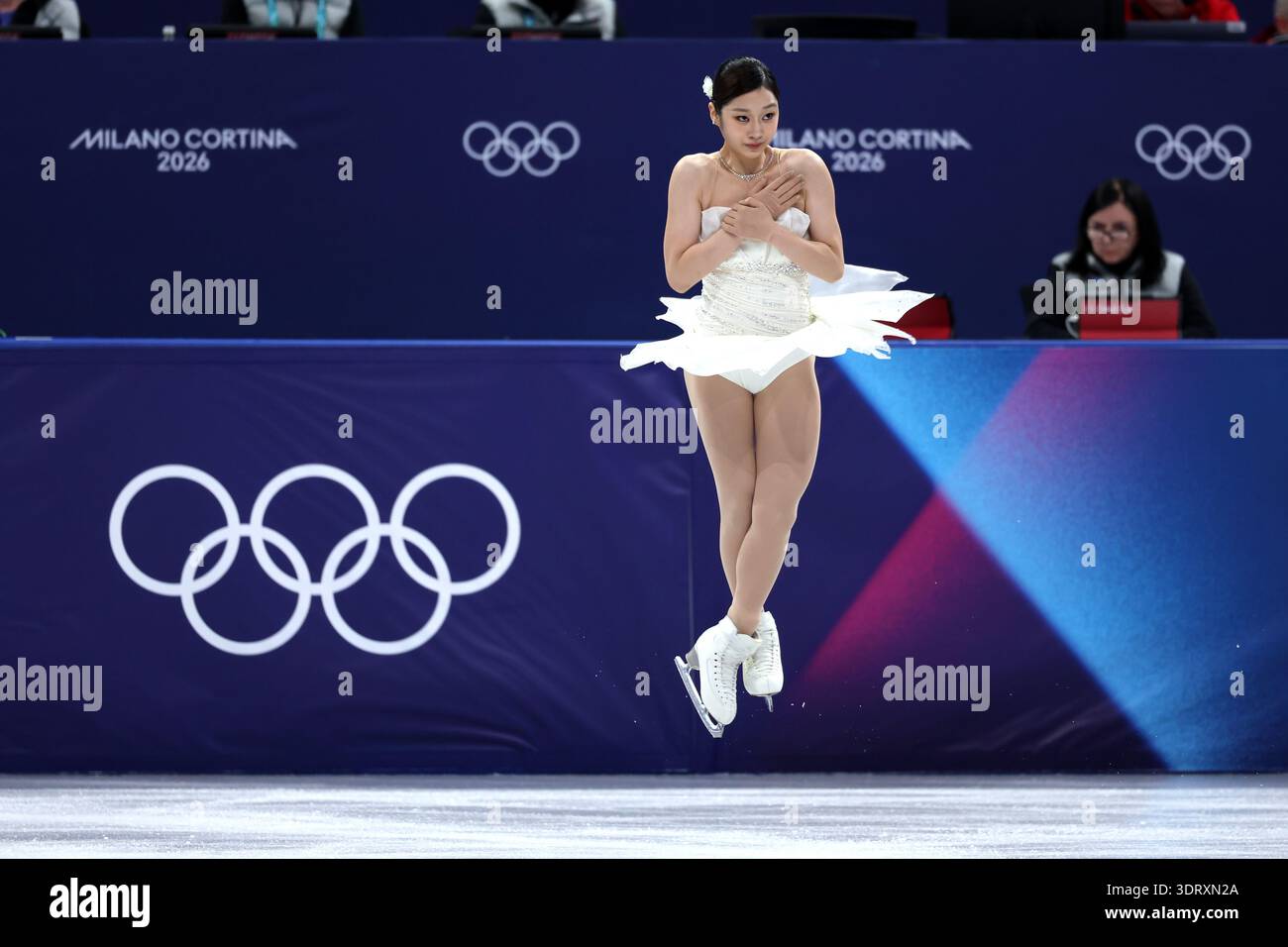 Republic of Korea's Jia Shin during the Women's Figure Skating Final at ...