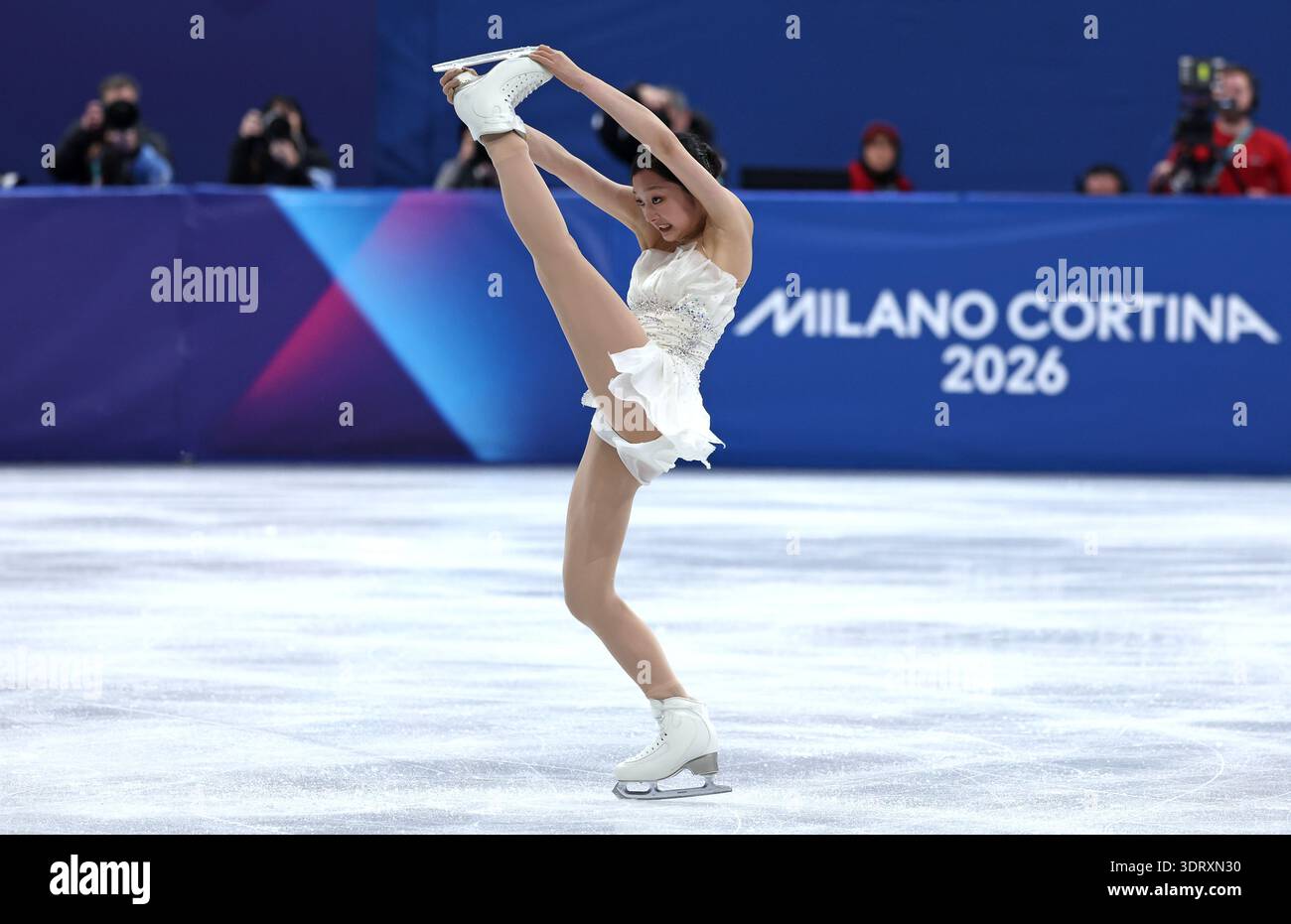 Republic of Korea's Jia Shin during the Women's Figure Skating Final at ...