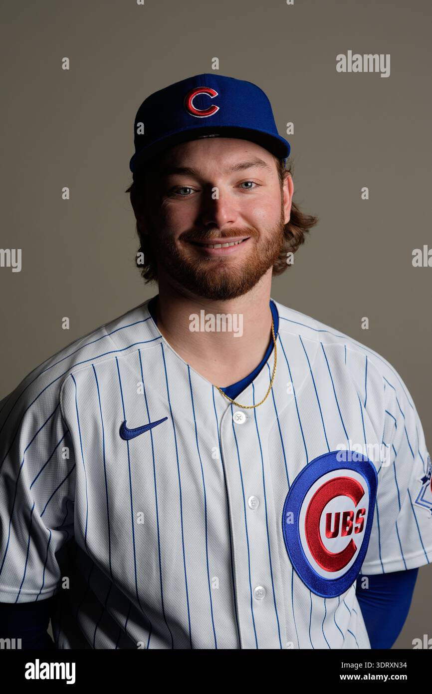 Chicago Cubs' Riley Martin is seen Tuesday, Feb. 17, 2026, in Mesa ...