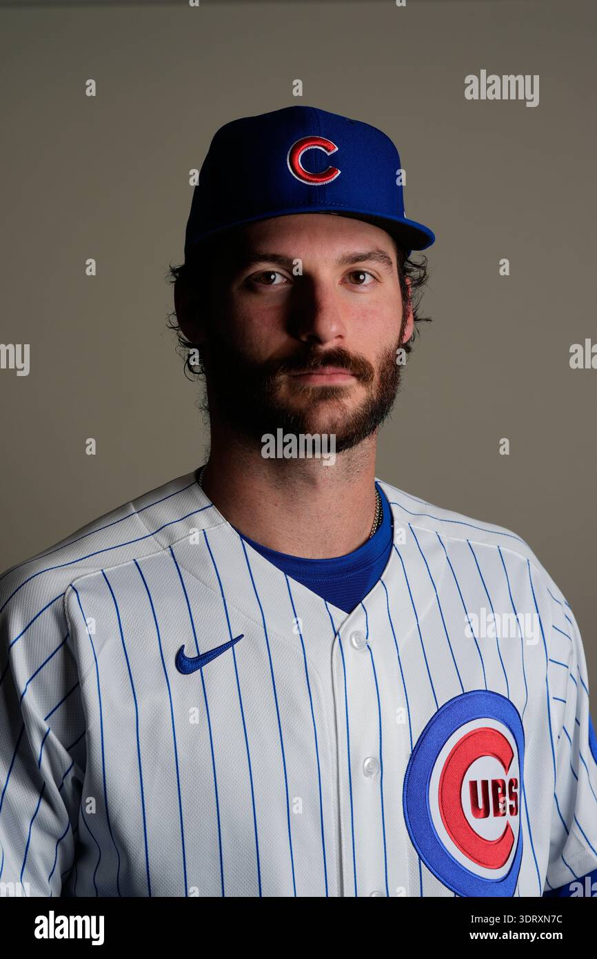 Chicago Cubs' Jack Neely is seen Tuesday, Feb. 17, 2026, in Mesa, Ariz ...